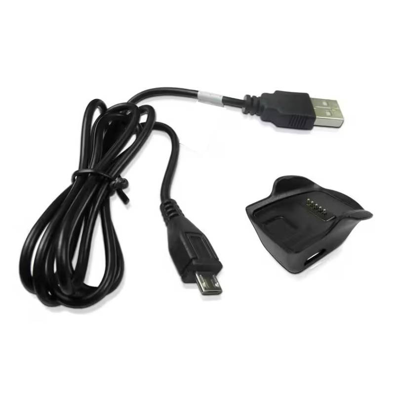 Oplader voor Samsung Gear Fit SM-R350 - 1 meter - Zwart