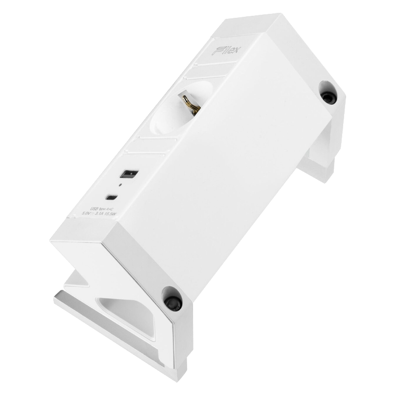 Power Desk Up 2.0 - 1x Schuko - USB-A en USB-C oplaadpoort - 1,5 meter ...