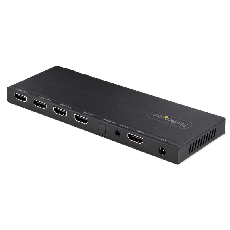 StarTech 4 poorts HDMI Splitter - 4K 60Hz - 1 In 4 Out Splitter