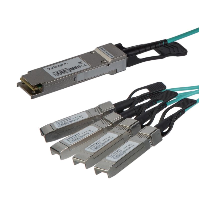 StarTech 3 meter QSFP+ AOC Breakout kabel - Cisco compatible