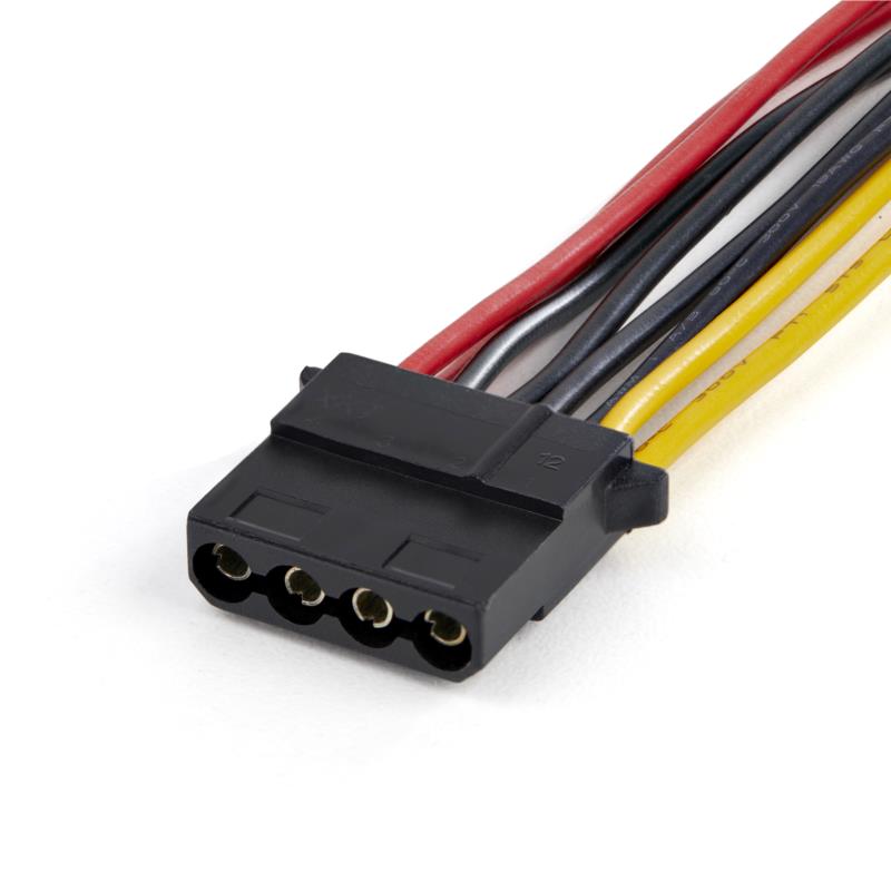 StarTech Dual SATA (M) naar LP4 Molex (F) Splitter - 150 mm