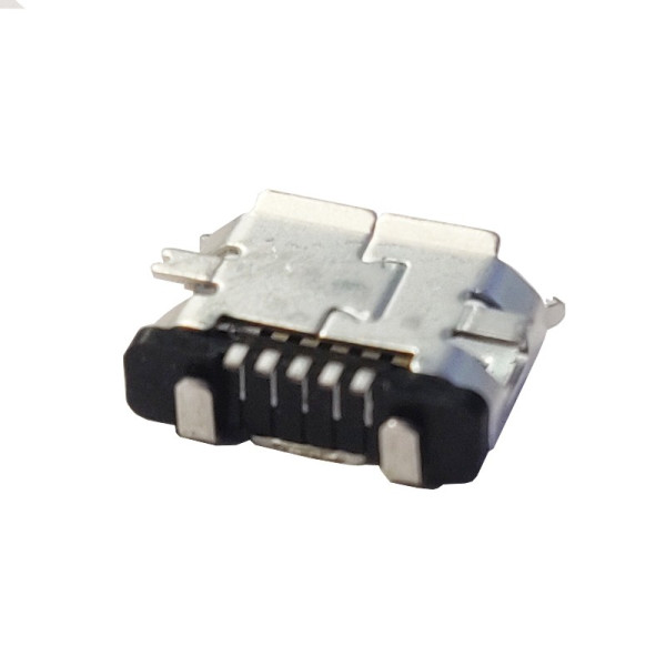 Soldeerbaar Micro USB chassisdeel female