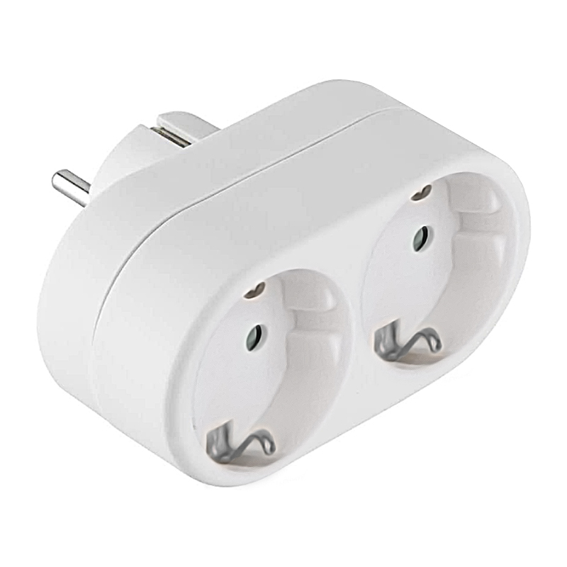 3-PACK Horizontale Stopcontact Splitter - 2-voudig - Horizontale ...