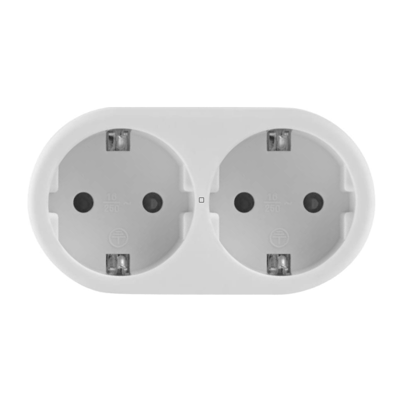 3-PACK Horizontale Stopcontact Splitter - 2-voudig - Horizontale ...