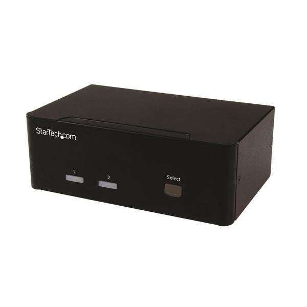 StarTech 2-poorts KVM switch met dubbele VGA - 2 poorts USB 2.0 hub StarTech 2-poorts KVM switch met dubbele VGA - 2 poorts USB 2.0 hub
