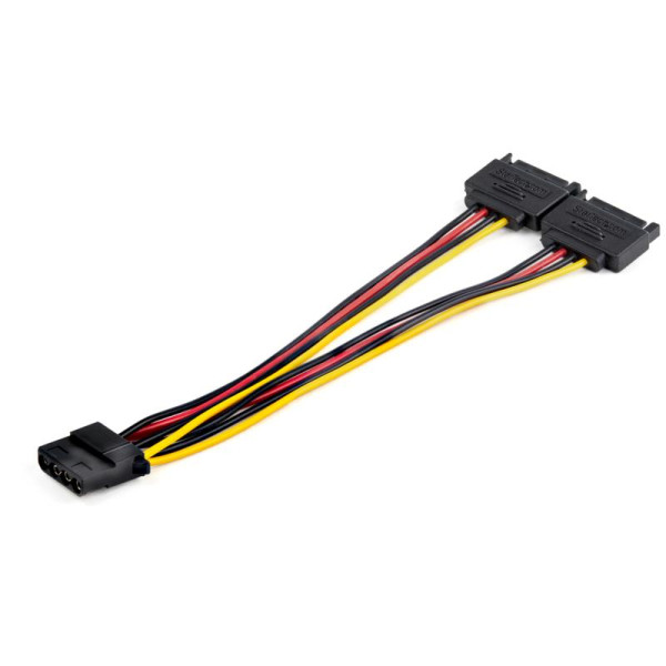 StarTech Dual SATA (M) naar LP4 Molex (F) Splitter - 150 mm