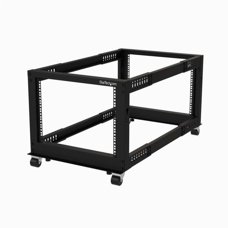 StarTech 8U open frame rack - 4 stijlen - 22-40 inch diepte