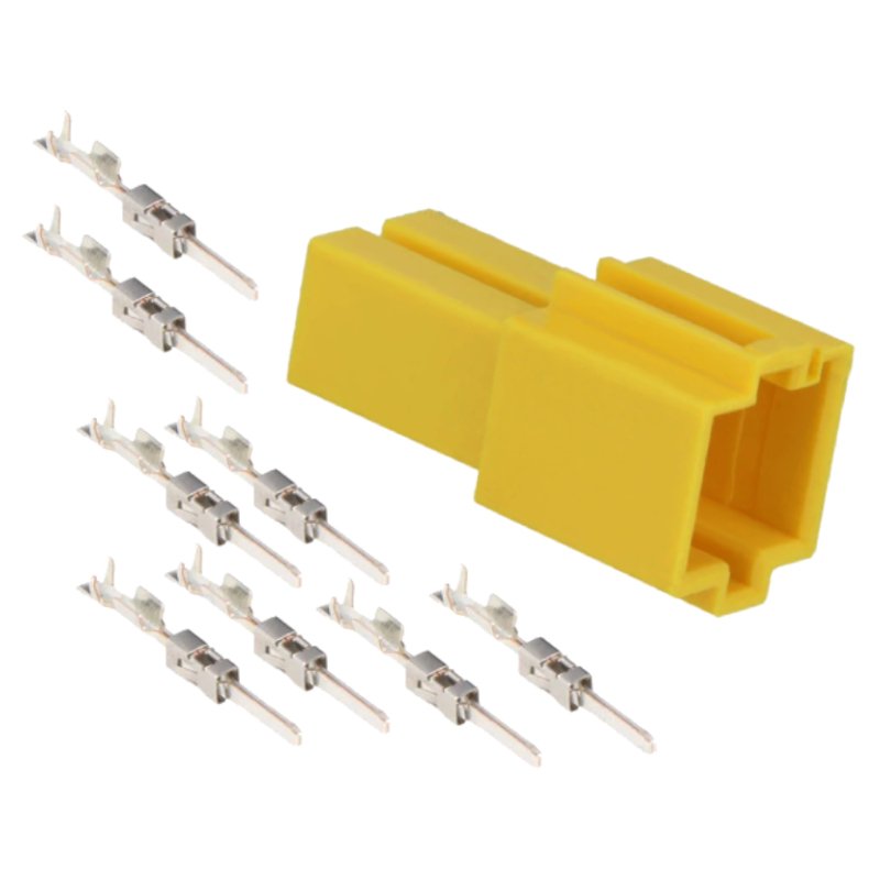 Mini ISO Connector Vrouwelijk - Inclusief 6 Pinnen - Shop