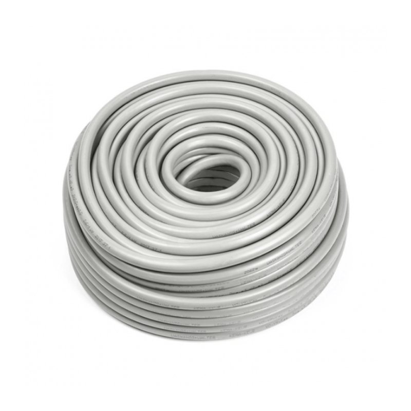 Flexibele (H05VV-F) stroomkabel wit 4 x 0,75mm2 rol 100m - Kabeldirect